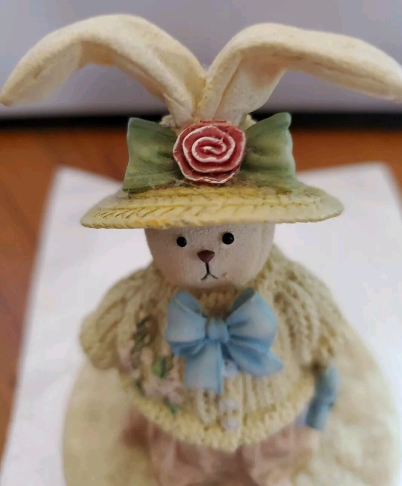 Our America Easter Candle Topper Mrs. Bunny Rabbit w/Yellow Sweater ...