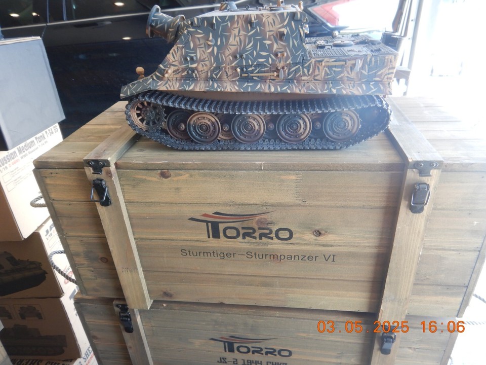 Torro German Sturmtiger 1/16 Scale Assault Gun - RTR | eBay