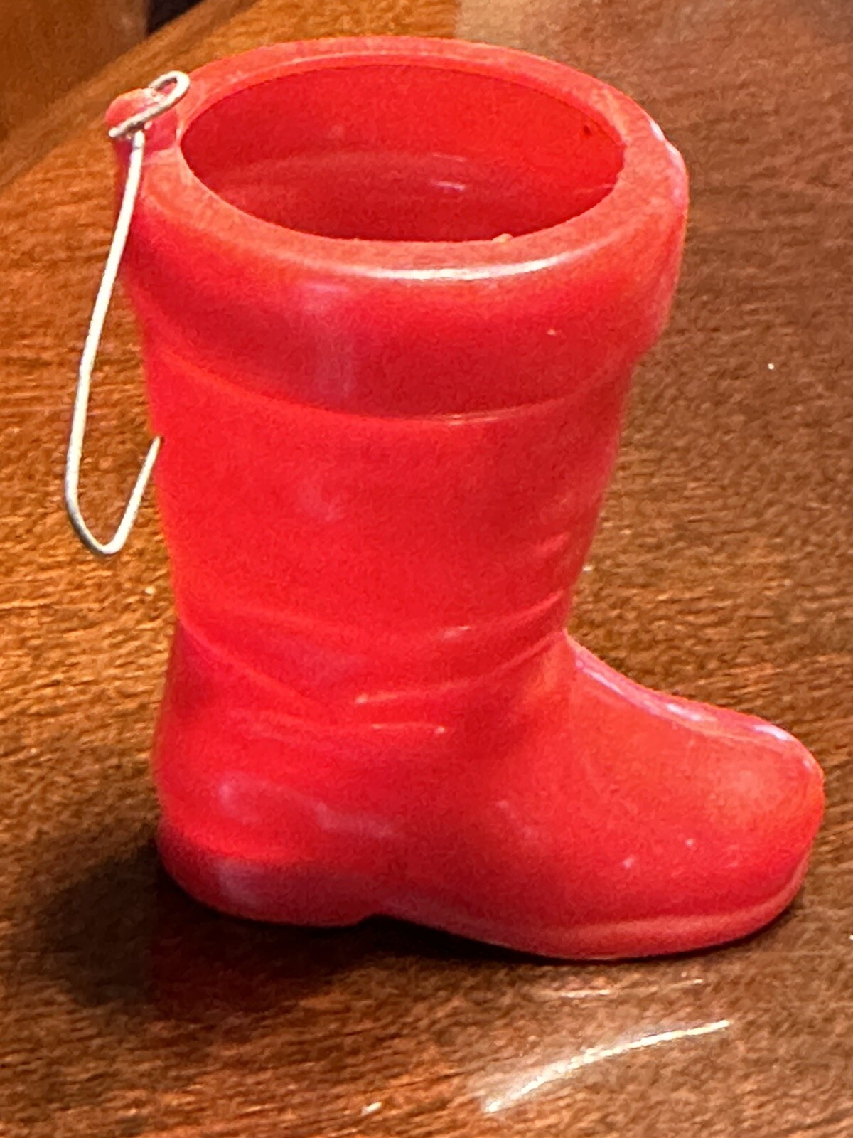 Vintage Rosbro Plastics Providence RI Santa Claus Boot Ornament | eBay