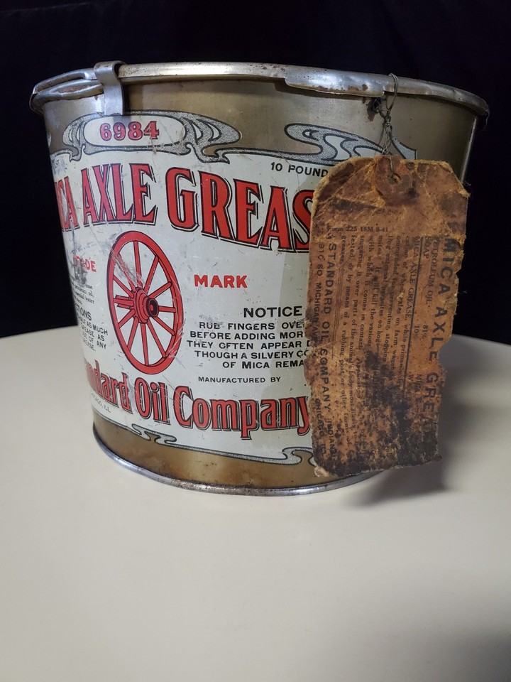 Mica Axle Grease, Standard Oil Co. Still Has Paper Tag! From Personal ...