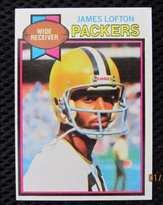 1979 TOPPS #310 JAMES LOFTON GREEN BAY PACKERS WIDE RECEIVER ROOKIE ...