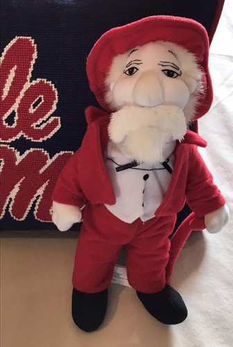 Vtg Ole Miss Rebels Colonel Reb Plush 12” Mississippi RARE Banned ...