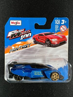 Maisto FRESH METAL 100 Collection Fantasy Blue GT Racer | eBay