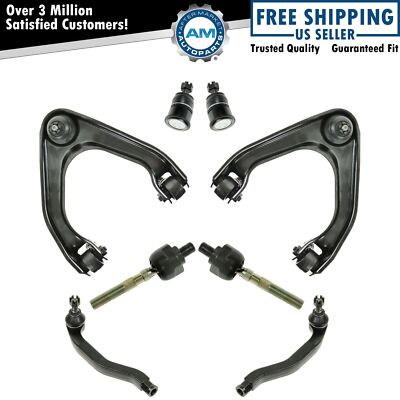 8 Piece Suspension Control Arm Tie Rod Kit Front for 92-96 Honda ...