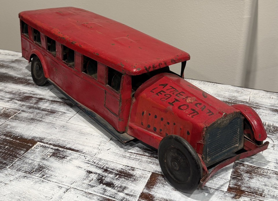 Cor Cor 1920's Toy Bus, Vintage Pressed Steel | eBay