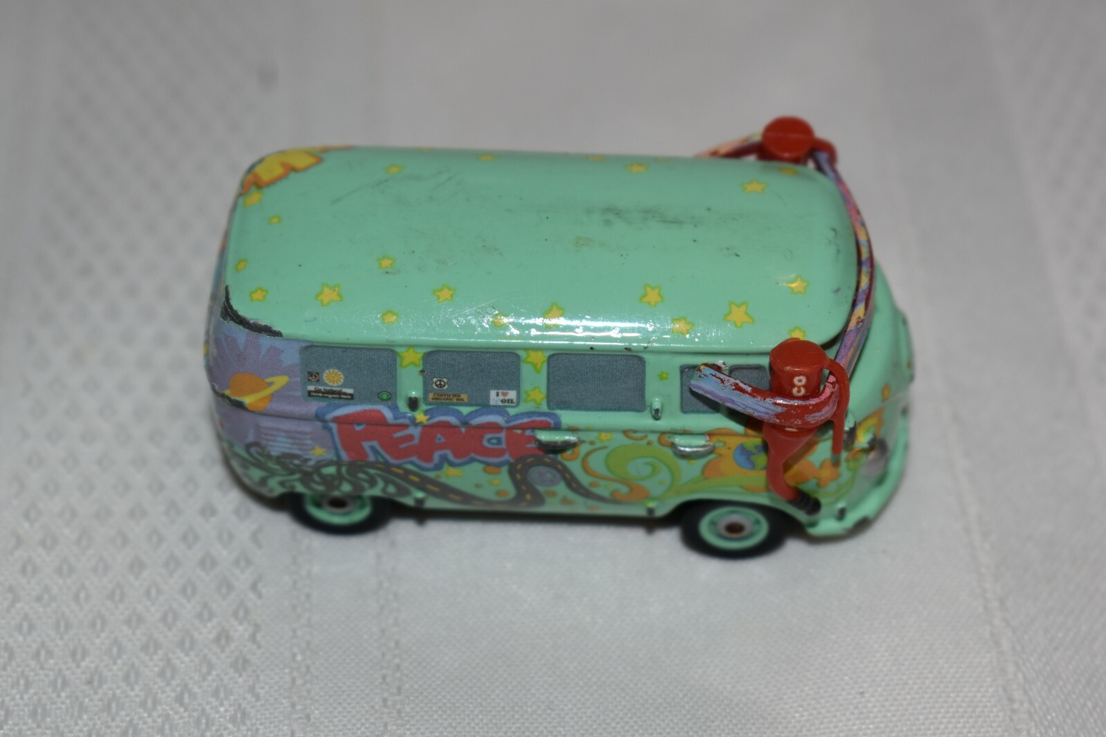 Disney Pixar Cars Green Peace Love VW Bus Made in China 2288EA | eBay