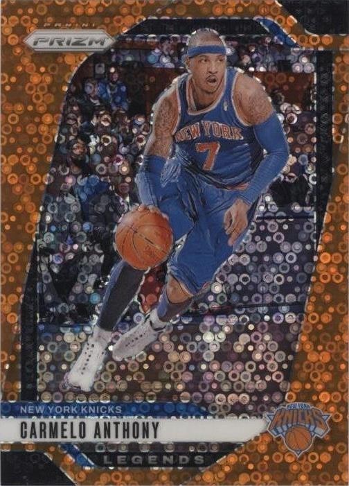 2024-25 Panini Prizm - Legends Carmelo Anthony #285 Fast Break Orange ...