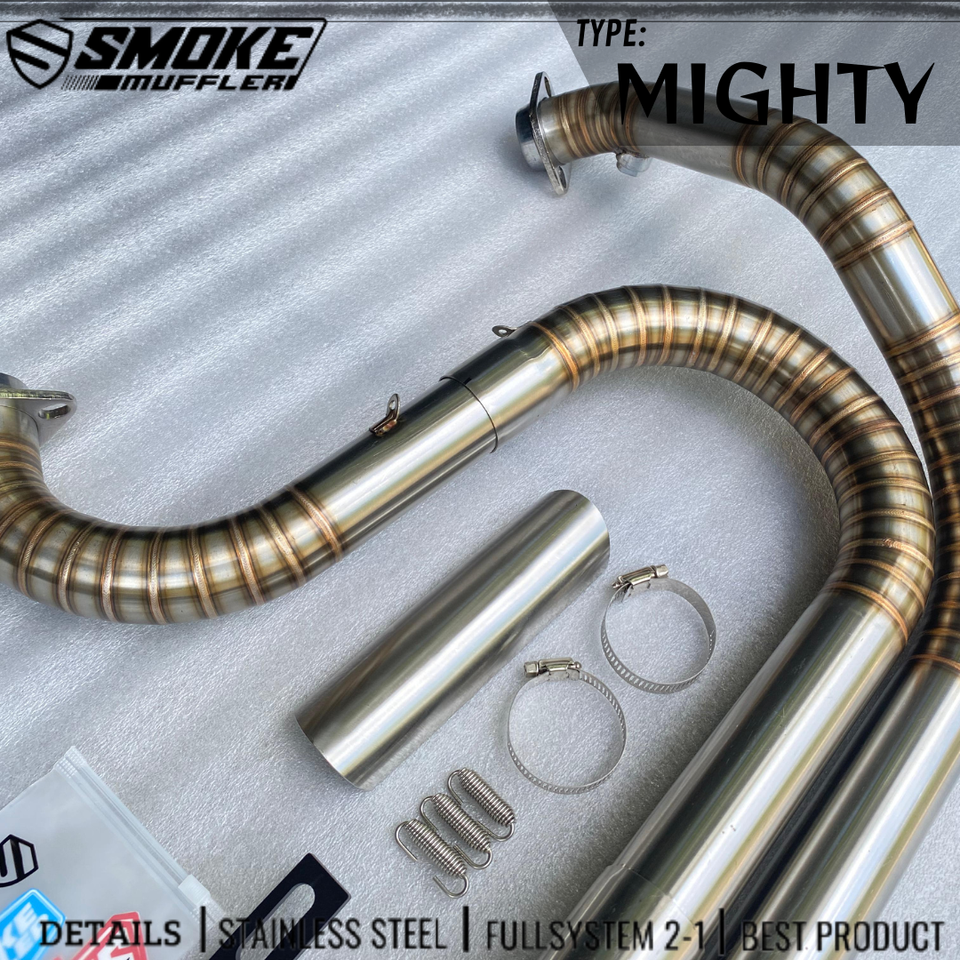2000-2007 Harley Davidson Dyna Fat Boy Exhaust Custom Pipes 2 Into 1 | eBay