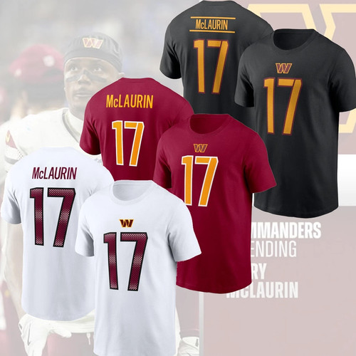 SALE 30% !! Terry McLaurin #17 Washington Commanders 2025 Fan Look Name ...