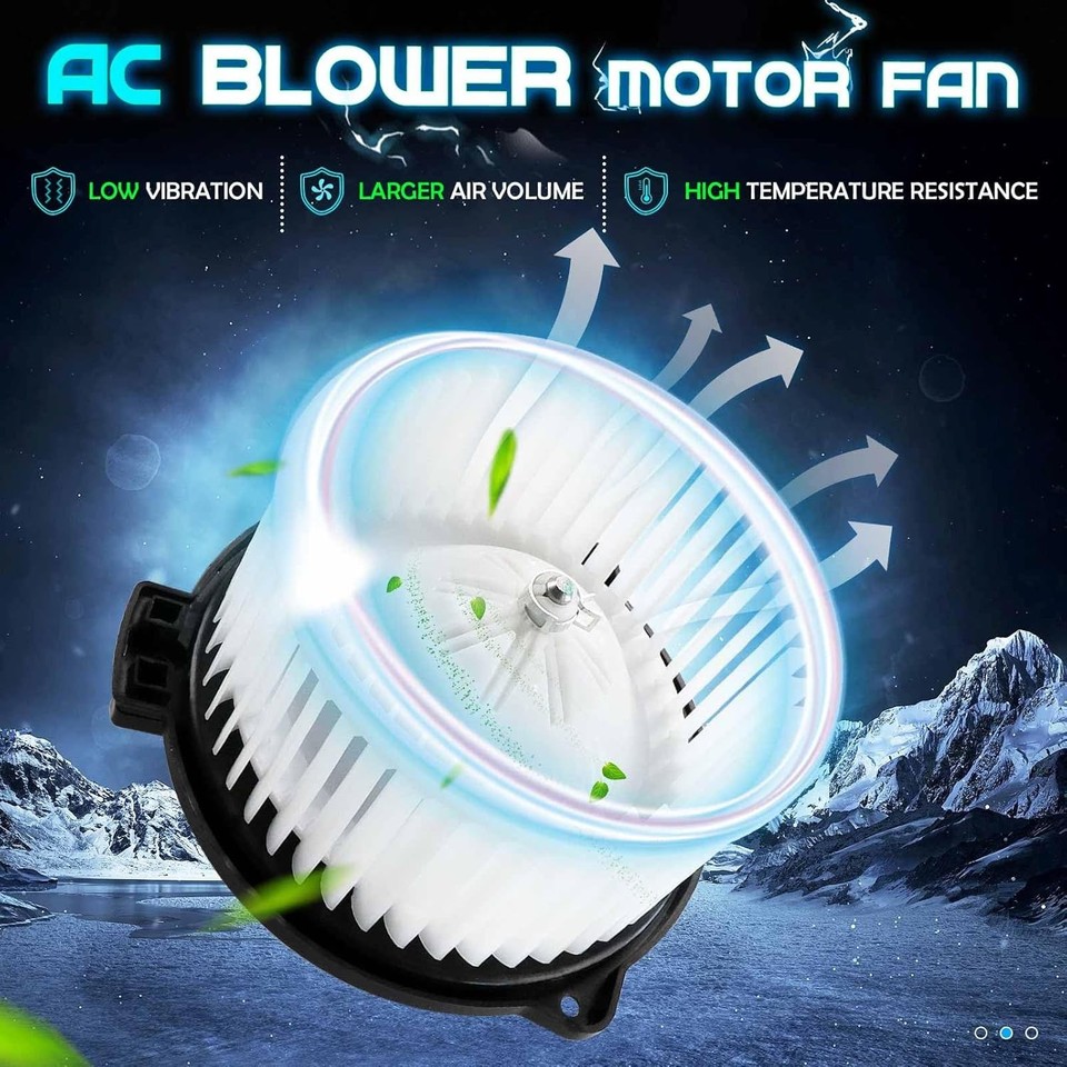 Front AC Heater Blower Motor with Fan Cage Fit for 1996-02 Toyota ...