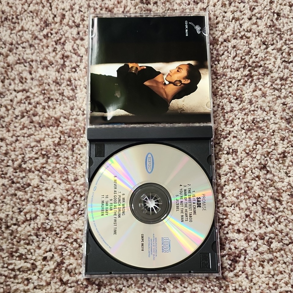 Sade Promise Soul Album (CD, 1985, Epic, Jewel Case, CD EPC 86318) | eBay