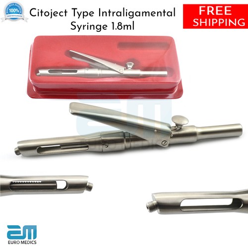 Dental Citoject Intraligamental Syringe 1.8ml Anesthetic Injection ...