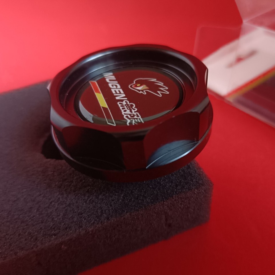 BLACK JDM MUGEN ENGINE OIL FILLER CAP for CIVIC ACCORD RSX K20A S2000 ...
