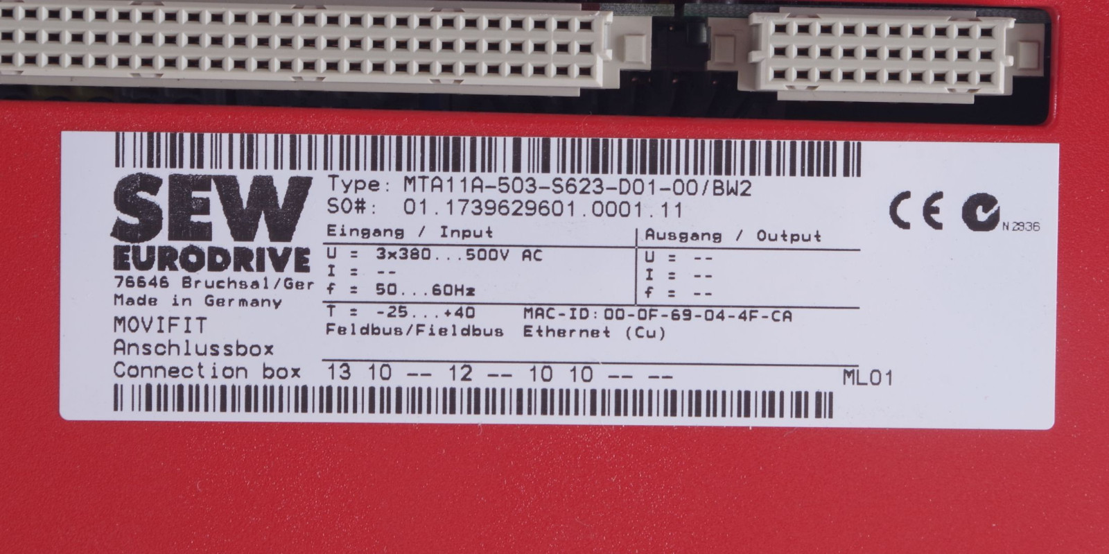 SEW MTF11A015-503-E20A-15 MTF11A015503E20A15 MTF11A-503-S623-D01-00/BW2 ...