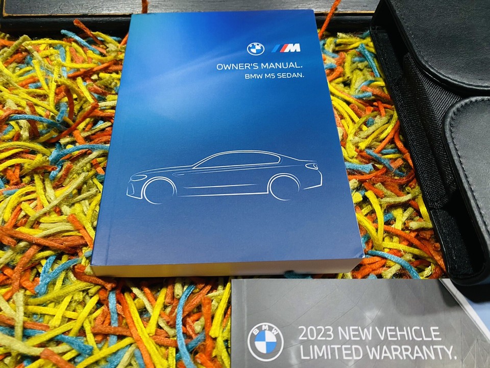NEW🟣 2023 BMW M5 OWNERS MANUAL SET COMPETITION PACKAGE 600hp 617hp F90 ...