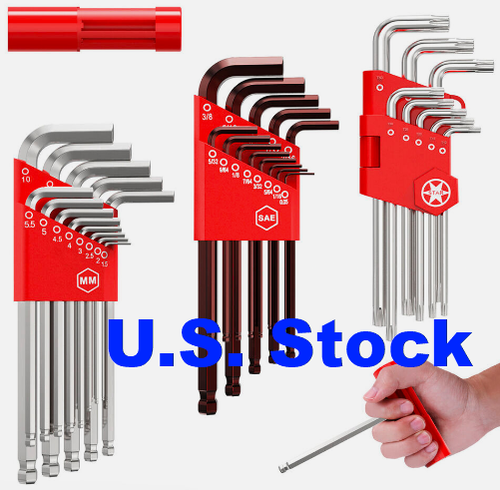 Brand-New Meterk 35PCS/Set Allen Wrench Long Arm Hex Key Allen Wrench ...