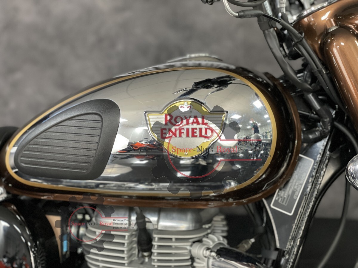 Royal Enfield "New Classic 350 REBORN" "Chrome Bronze Petrol Gas Fuel ...