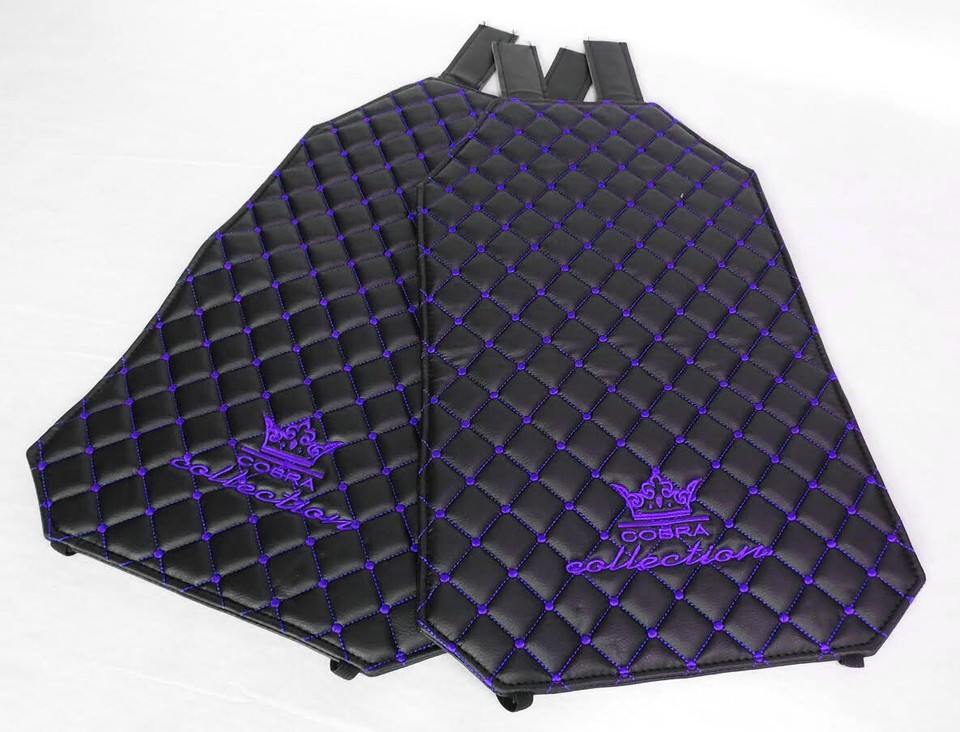 BLACK AND PURPLE DIAMOND JDM VIP CAR INTERIOR Seat Back and Neck ...