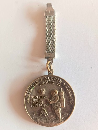 Apollo 11 Coin Pendant 1st Lunar Landing 1969 | eBay