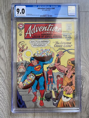 ADVENTURE COMICS 360 CGC 9.0 CR/OW PAGES | eBay