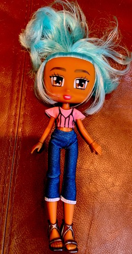 Jay Play Boxy Girls Doll Blue Hair Dark Skin | eBay