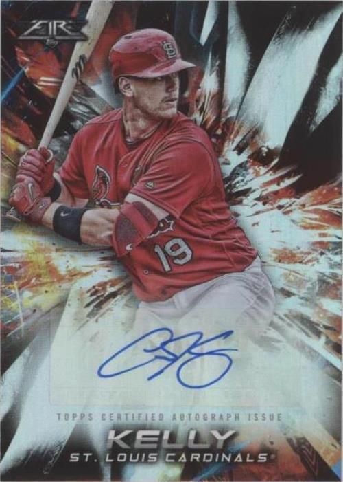 2018 Topps Fire - Fire Autographs Carson Kelly #FA-CK (AU, RC) for sale ...
