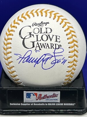 HARRISON BADER ST. LOUIS CARDINALS GOLD GLOVE SIGNED OML BASEBALL | eBay