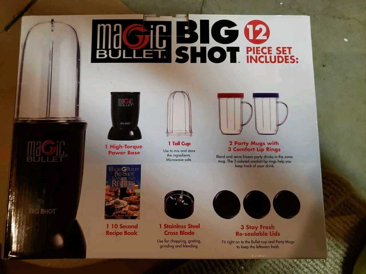 Magic Bullet Big Shot Hi-Speed Blender/Mixer | eBay