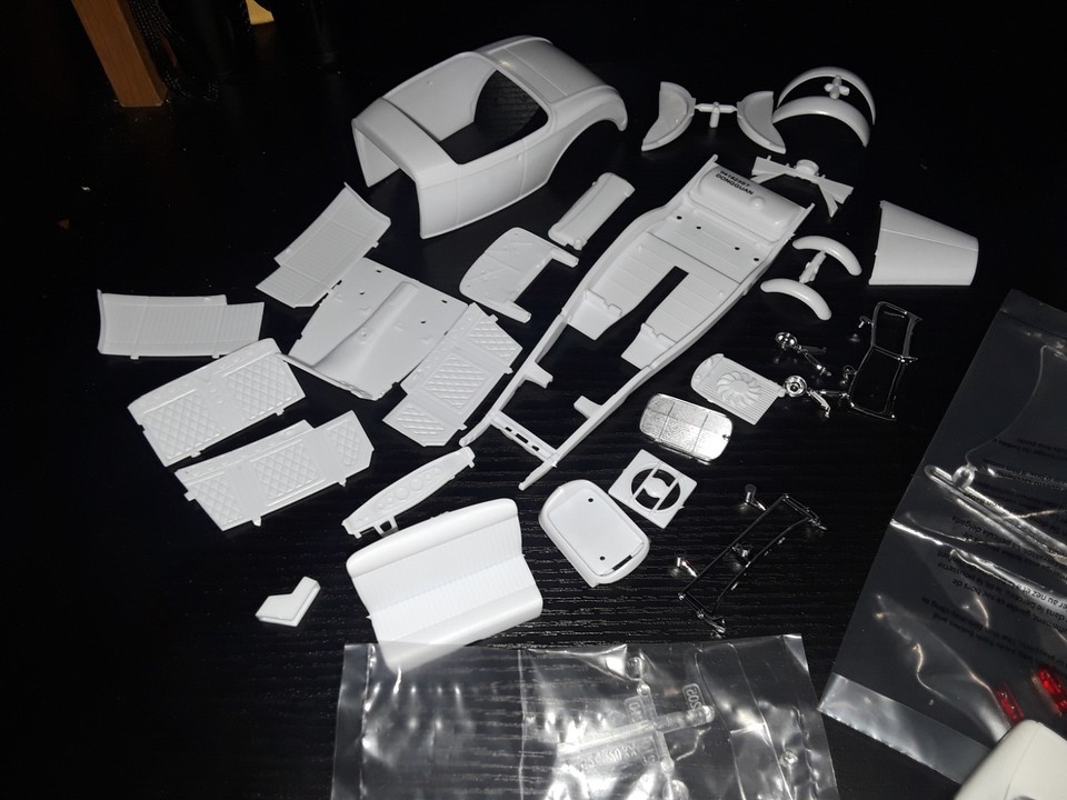 1/25 scale Model car parts 29 roadster parts Dart body Rat trap Vega ...