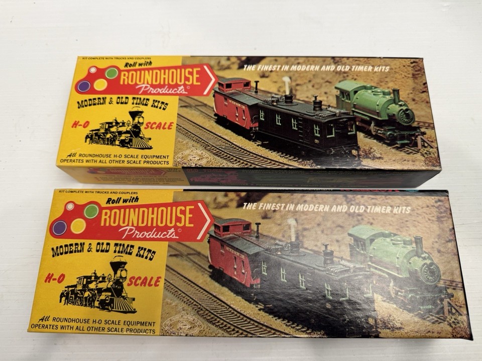 HO Scale Roundhouse 6123 & 6133 Pennsylvania PRR Harriman RPO & Baggage ...