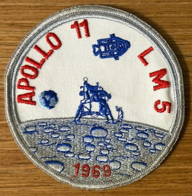 GRUMMAN 1969 LM 5 APOLLO 11 LUNAR MODULE EAGLE VINTAGE ORIGINAL NASA SPACE PATCH | eBay