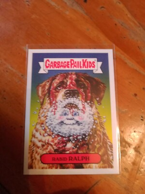 Garbage pail kids. Revenge oh the horror-ible. Rabid Ralph 4b, 80s ...