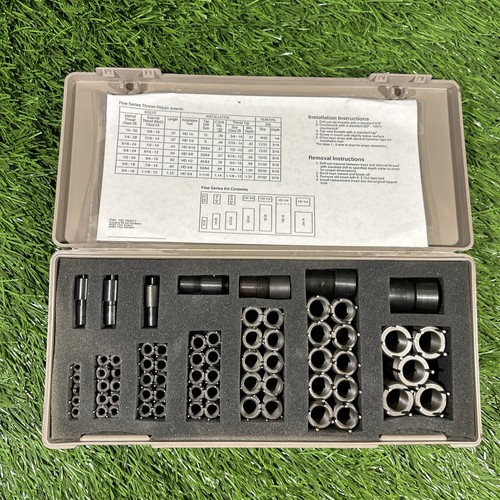 Complete Jergens 26149 Thread Insert Kit Fine #10-32 TO 3/4”-16 in 60pc ...