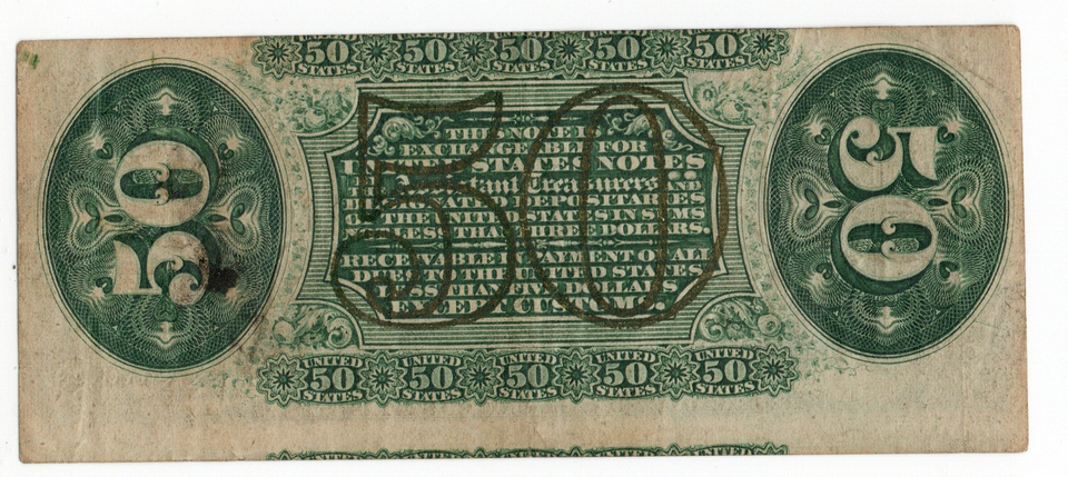 1863 United States Fractional Currency 50 Cents note Fifty Cents | eBay