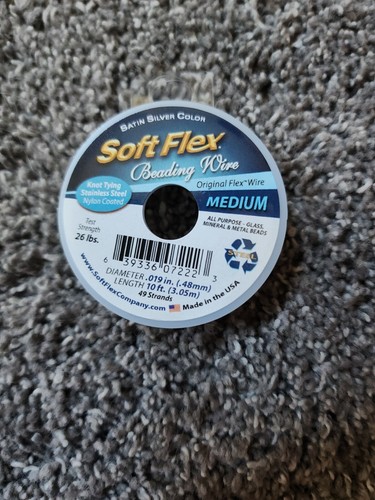 Soft Flex Mini Beading Wire Premium Flex Wire, Medium .019" 10ft | eBay