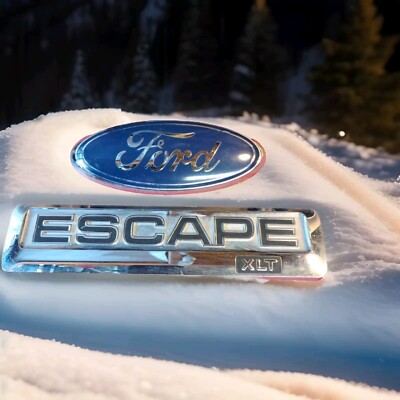 08 09 10 11 12 FORD ESCAPE XLT REAR TRUNK LID EMBLEM LOGO BADGE USED ...
