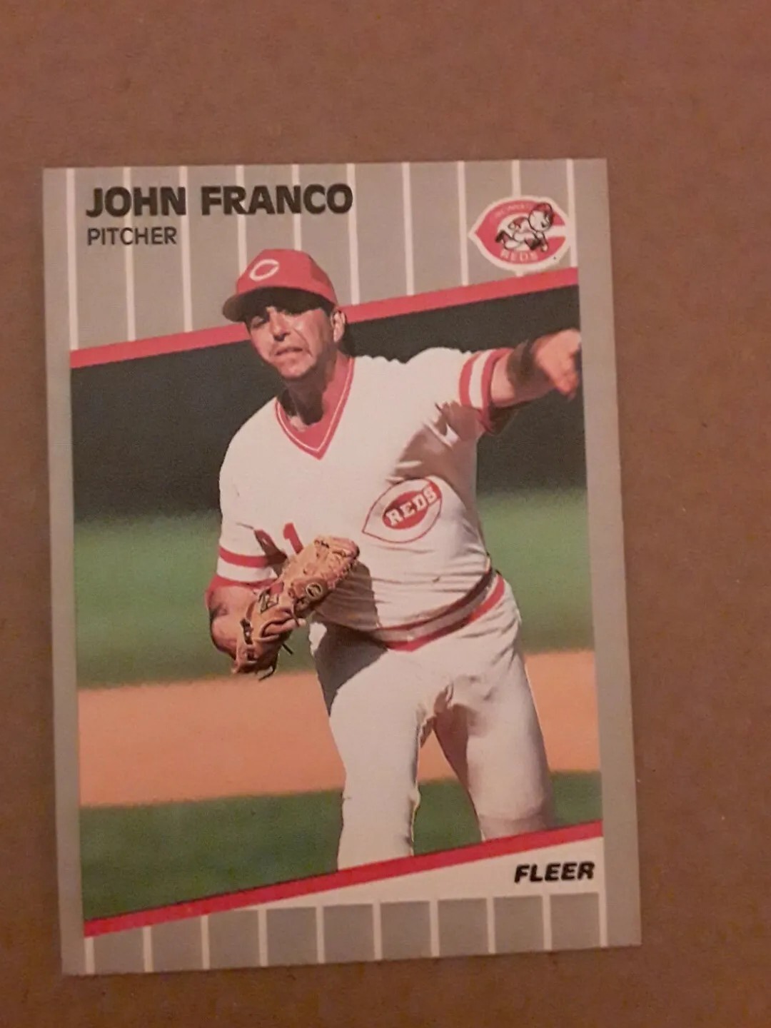 1989 Fleer John Franco baseball card #162. Cincinnati Reds. | eBay