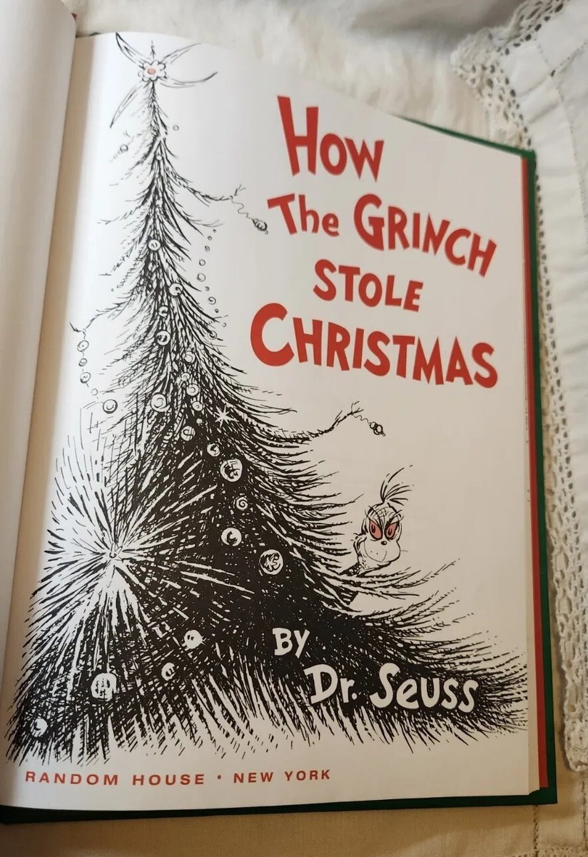 How The Grinch Stole Christmas Book Cover How The Grinch Stole