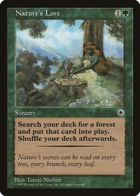 Nature's Lore Portal NM Green Common MAGIC THE GATHERING MTG CARD ...