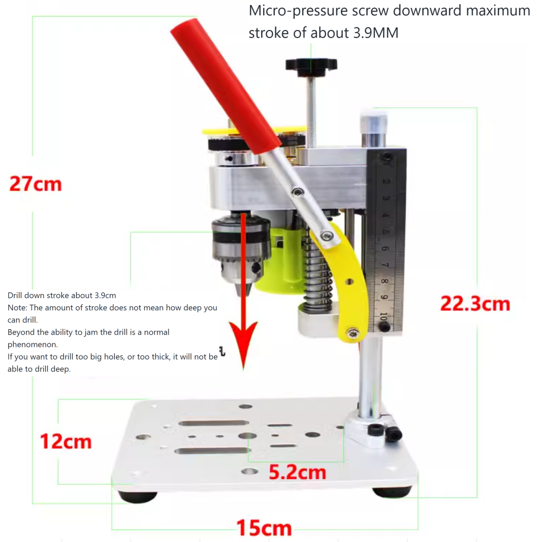 Mini Drill Press Precision Table Drilling Machine Portable Benchtop ...