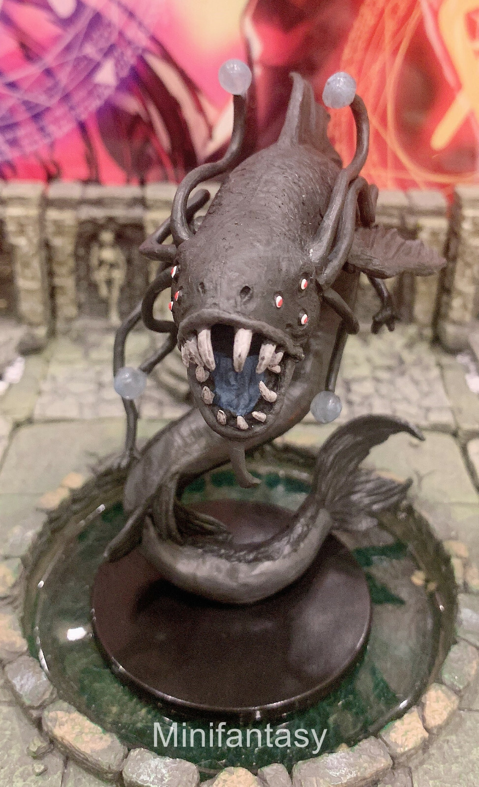 Veiled Master D&D Miniature Dungeons Dragons Pathfinder Deep Alghollthu ...