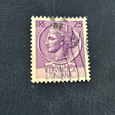 Repubblica italiana Rare Italian Stamps 1954 25 Lire Used (2) | eBay