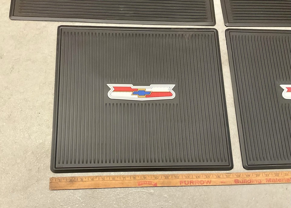 1955-1957 Chevrolet Danchuk Black Rubber Floor Mats SR29 | eBay