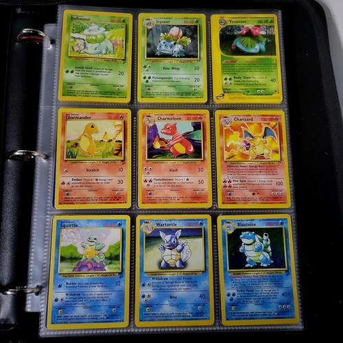 Original 151 Pokemon Cards WOTC Complete Set - Binder Page Lot Rare ...
