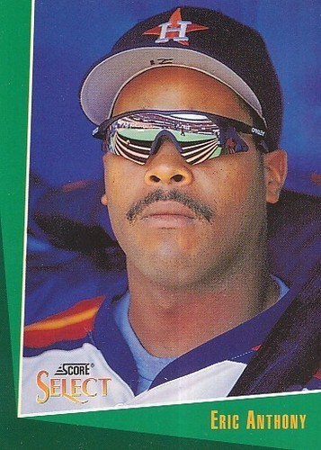 #137 HOUSTON ASTROS # ERIC ANTHONY - RF # BASEBALL CARD SCORE SELECT ...