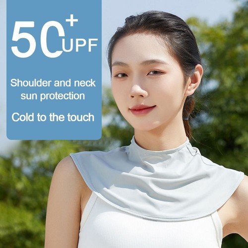 Ice Silk Sun Protection shawl Ultra-thin Neck Guard Sunscreen Neck ...