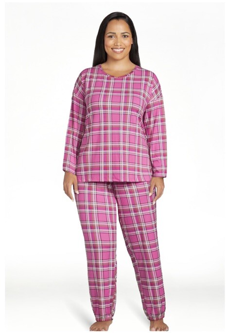 Womens 2 piece pajama set by Joyspun, New, size S, M, L, XL, 2X,3X ...
