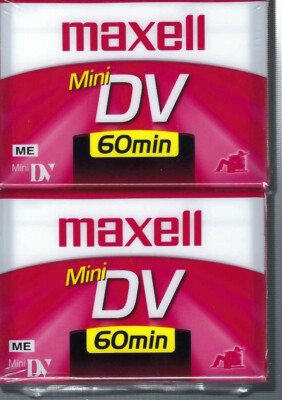 Maxwell Mini DV 60 Min 2 Pack | eBay
