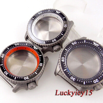41mm 200m Waterproof Dive Titanium Watch Case For Men Sapphire Glass ...