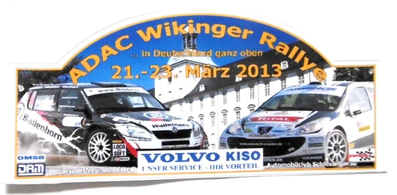 Promotional Stickers ADAC Viking Rally 2013 AC Schleswig Msf Idstedt | eBay